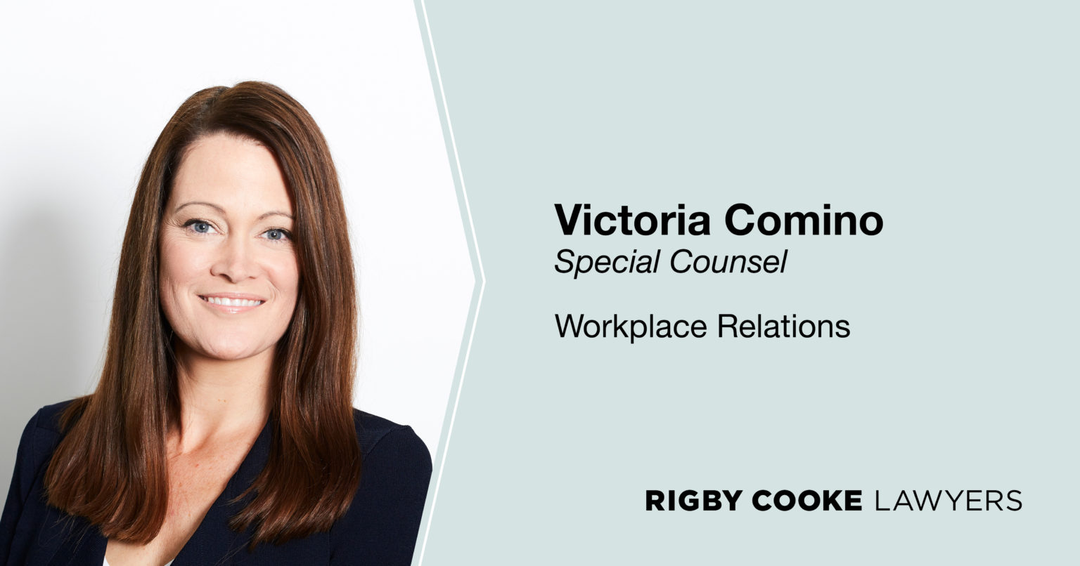 The Legal Life - meet our newly promoted lawyer Victoria Comino - Rigby ...