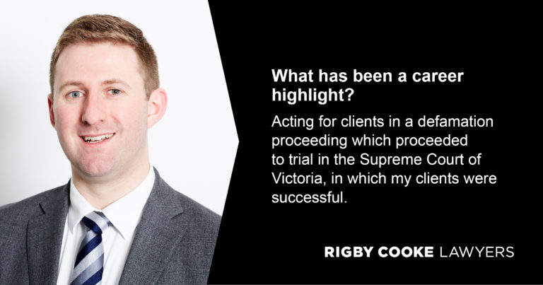 The Legal Life - meet Marcus Schivo - Rigby Cooke Lawyers
