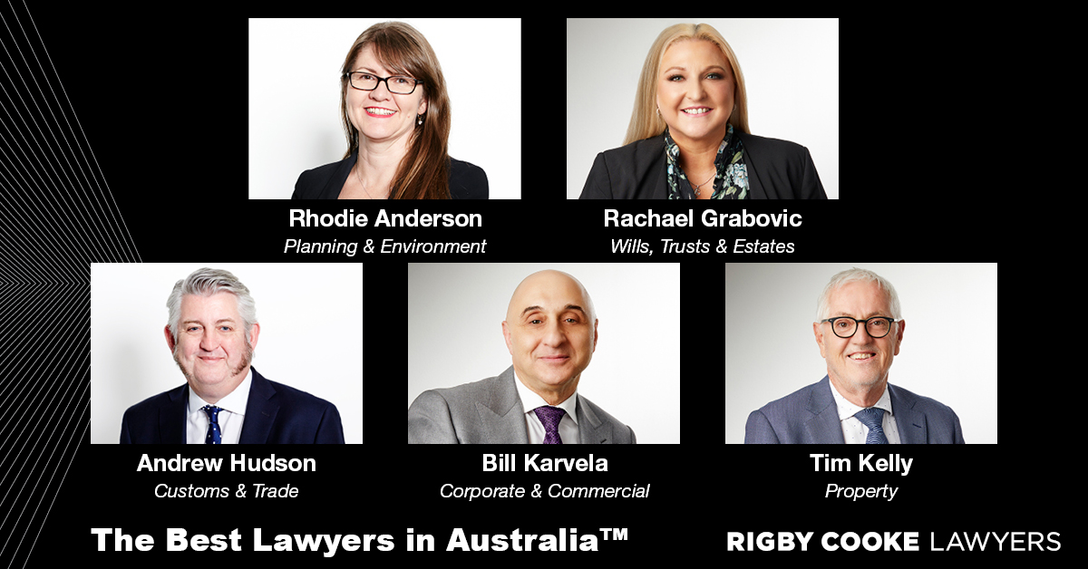 Rigby Cooke Lawyers' partners named in the 17th edition of The Best ...